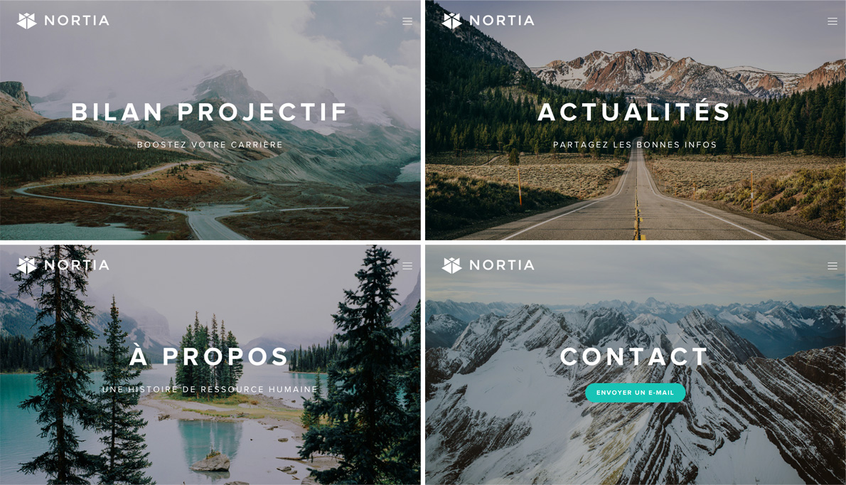 Nortia - Logo & Site web - Nortia