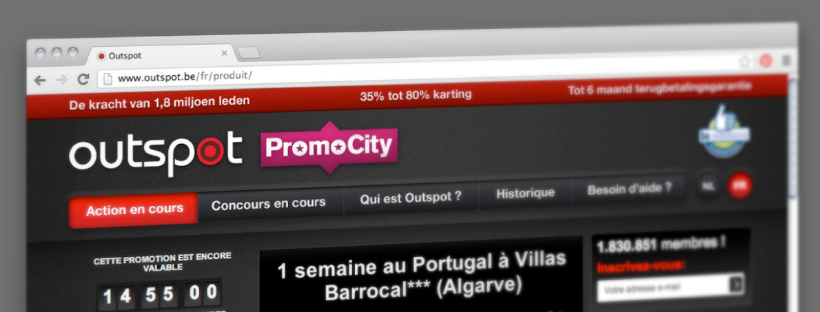 Outspot - Web page - Outspot
